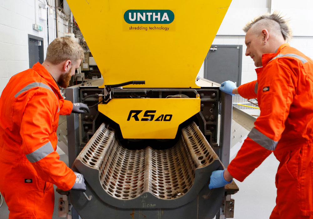 Industrial Shredder Rebuilds | UNTHA