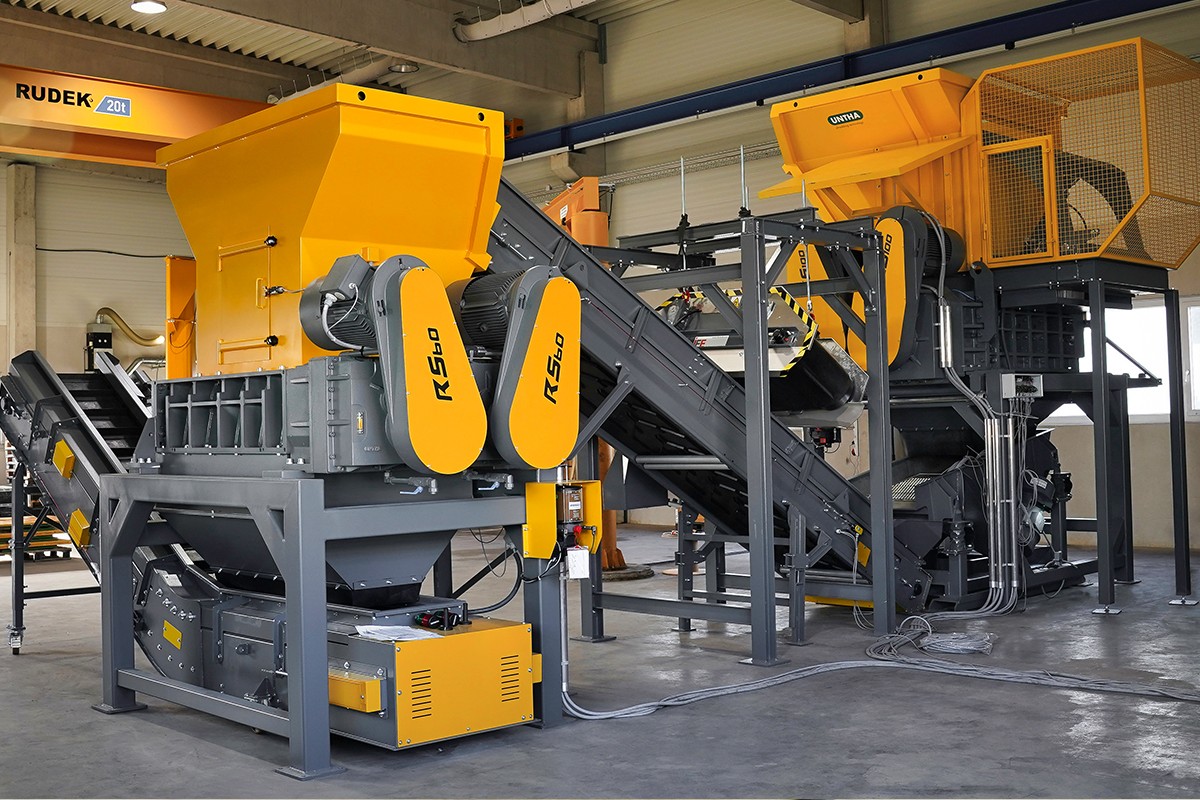 Buy Used & Refurbished Industrial Shredders | UNTHA